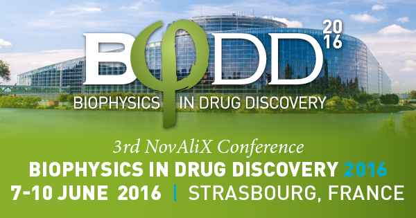 NovAliX Conference 2016, Biophysics in Drug Discovery